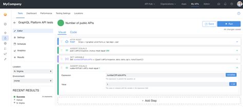 Using A Test To Verify The Number Of Public Apis On Your Hub