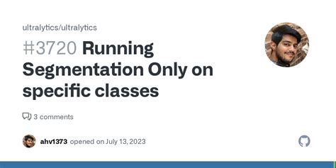 Running Segmentation Only On Specific Classes · Issue 3720