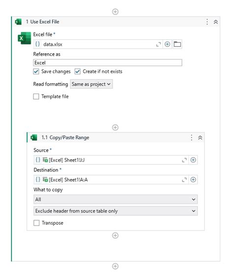 Copy Column Data From Column J To Column A StudioX UiPath Community