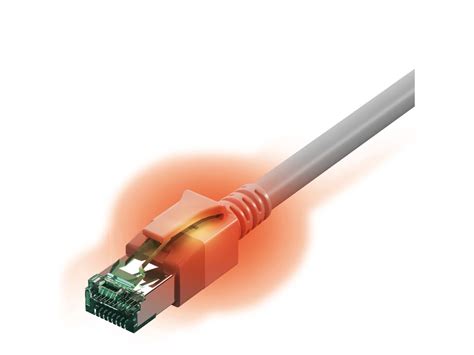 Easylan Dualboot Led Patchkabel Rj45 Sftp Kat6a Class Ea Mit Sacon