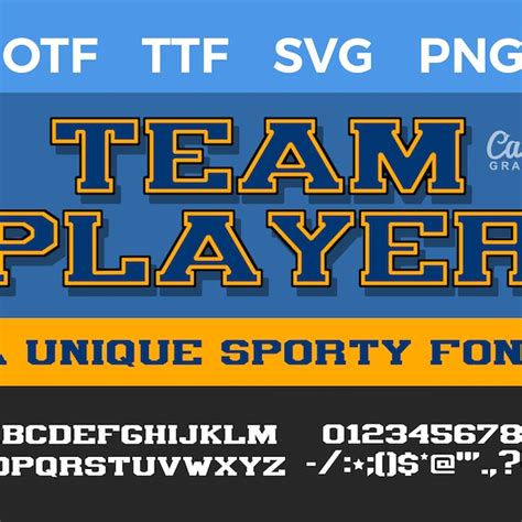 Canva College Font Etsy Canada