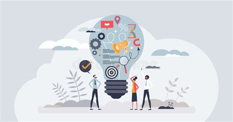 Ai Recognition Algorithm And Smart Object Identification Tiny Person Concept Stock Vector