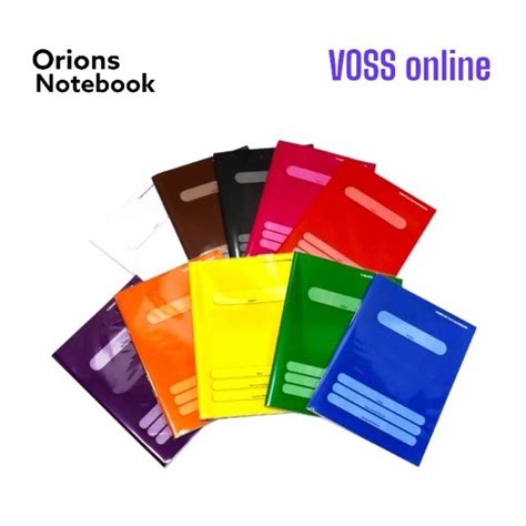 orions writing composition color coding notebook with plastic jacket
