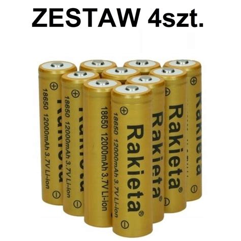 AKUMULATOR OGNIWO RAKIETA 18650 12000 3,7V LI-ION - 13178672042 ...