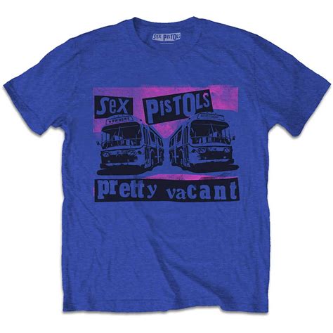 Sex Pistols Pretty Vacant Coaches ~ T Shirt Fuzz Bayonne