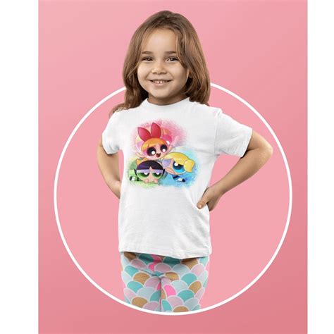 Camiseta Das Meninas Super Poderosas Shopee Brasil