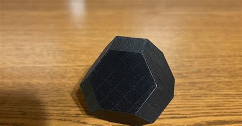 Truncated Tetrahedron And Truncated Octahedron By William Bauman Download Free Stl Model