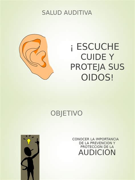 Conservacion Auditiva Pdf