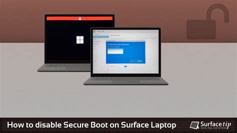 How To Disable Secure Boot On Microsoft Surface Laptop SurfaceTip