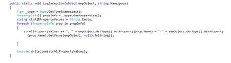 Getting Property Values Of An Object Dynamically In C