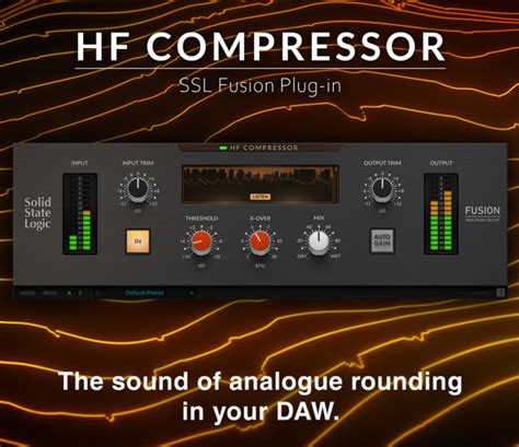 Solid State Logic Announces Fusion HF Compressor Plug In As SSL Complete Subscription Bundle