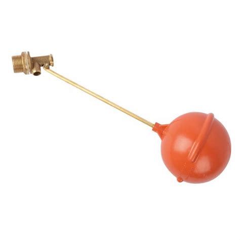 Mnpt Connection 12 Brass Float Ball Valve With Low Pressure Plastic Cock