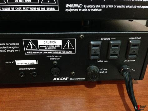 Adcom Gfp 710 Stereo Preamplifier Photo 784171 Us Audio Mart