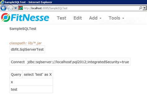 Using The Dbfit Framework For Data Warehouse Regression Testing Simple Talk
