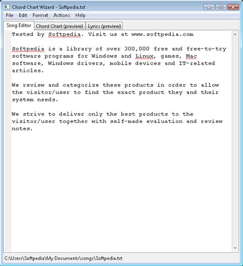 Chord Chart Wizard Download Softpedia