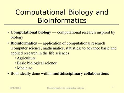 ppt bioinformatics in computer science the virginia bioinformatics institute and