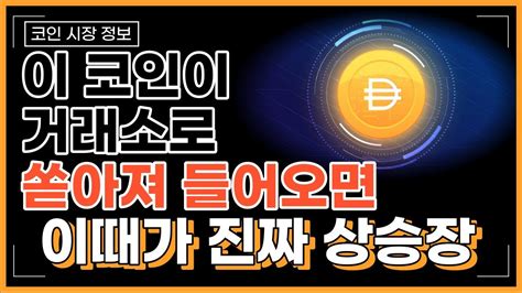 스테이블 코인으로 상승장을 확인할 수 있는 방법 Youtube