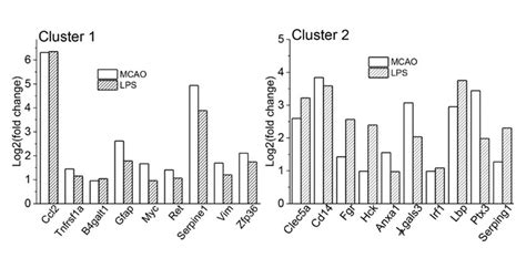 Figure Shows Degs Included In Clusters 1 And 2 From Functional