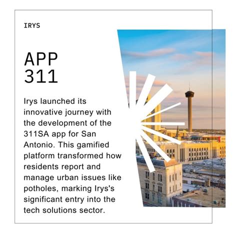Irys On Linkedin Innovation Techsolutions Smartcity Urbaninnovation 311sa Sanantonio…