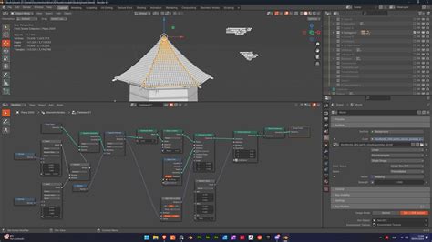 Vary Geometry Node Instance Rotation Along Source Normal Blender
