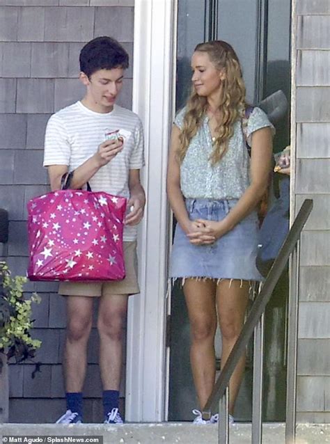 Jennifer Lawrence Holding Hands With Andrew Feldman While Filming No