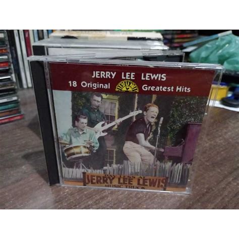 Cd Jerry Lee Lewis Cd 18 Original Sun Greatest Hits Shopee Brasil