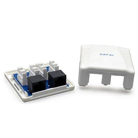 CABLEXPERT CAT5E UTP 2 PORT SURFACE MOUNT BOX Stefinet Multimedia