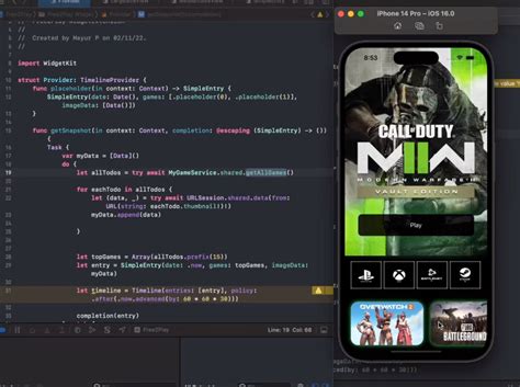 mayur patil on linkedin swiftui swift widgetkit xcode async