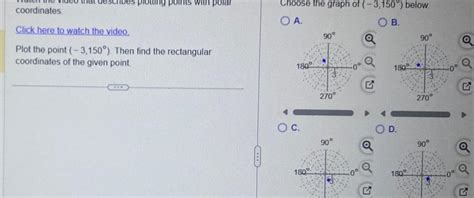 Answered That Describes Plotting Points With Polar Coordinates Click