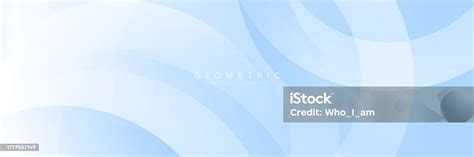 흰색과 파란색 추상 배너 와 원형 기하학적 모양 배경 현대 미래 지향적 인 하이테크 개념 벡터 일러스트 레이 션 0명에 대한 스톡 벡터 아트 및 기타 이미지 Istock