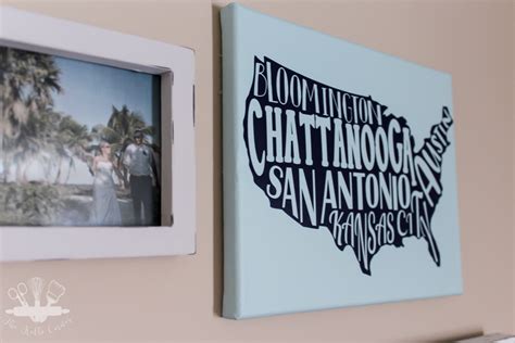 Custom Canvas Map Art Domestically Creative