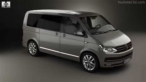 Volkswagen Transporter T6 Multivan 2019 3d Model By Youtube