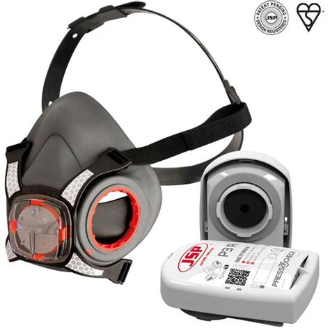 Jsp Force 8 Half Mask With P3 Press2check Filters Jsp Force 8 Half Mask With P3 Press2check Filters