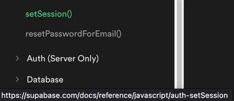 Documentation Page For Setsession Is Broken 404 · Issue 10076