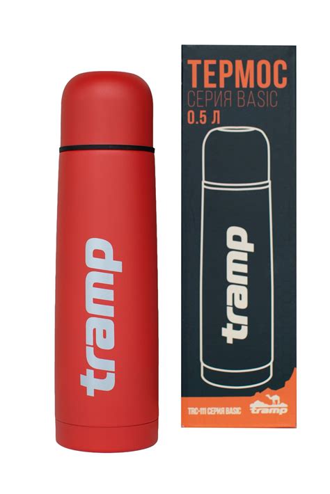 Купить Термос Tramp Basic 0,5 л. Красный TRC-111-red TRC-111-khaki в ...