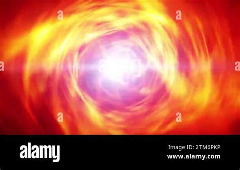 Five Second Countdown Timer With Orange Red Energy Tunnel Animation Background Five To Zero