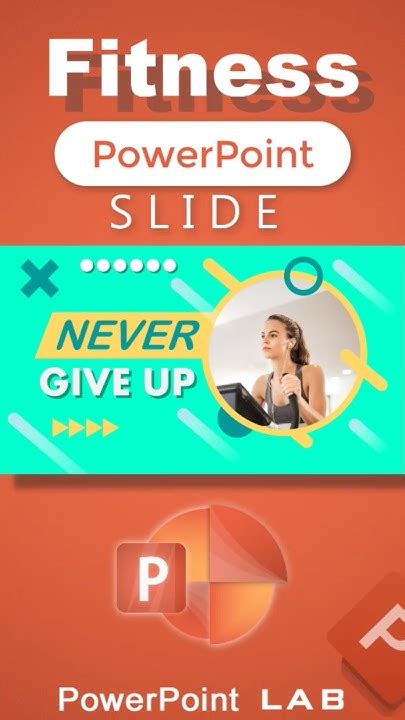Creative Design For Fitness Powerpoint Slide Presentation