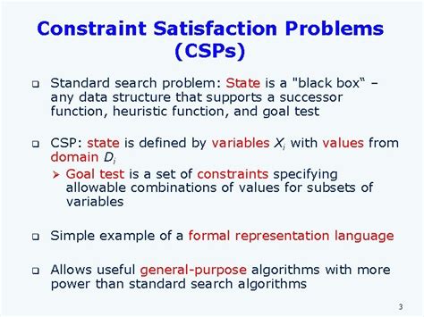 Artificial Intelligence Lecture 13 Constraint Satisfaction Problems Dr