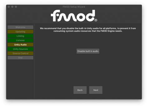 Fmod Integration Setup In Unity Alessandro Famà