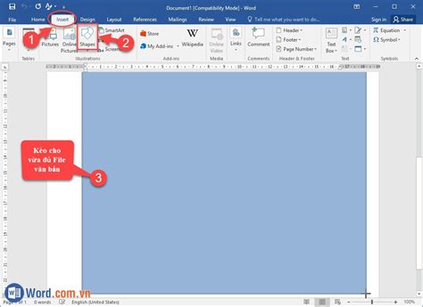 Cách Tạo Khung đường Viền Border Trong Word