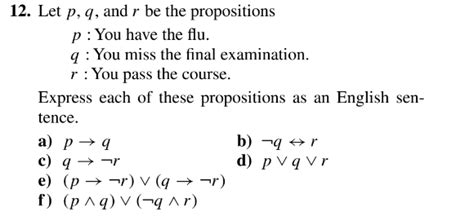 Solved 12 Let P Q And R Be The Propositions P You Have Chegg Com