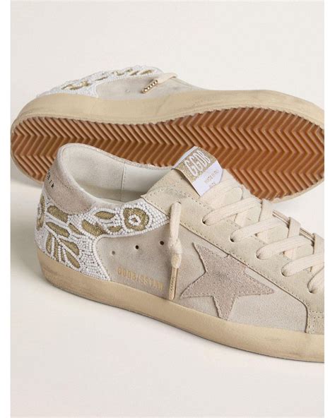 Golden Goose Super Star In Natural Lyst