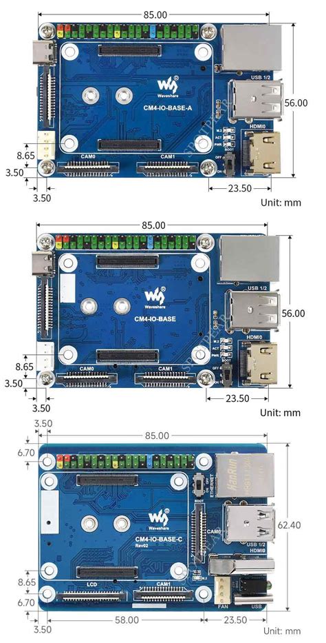 树莓派迷你compute module 4扩展板 计算模块核心板底板