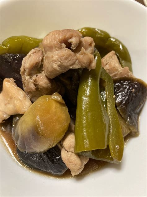 つくったよレポート「ホットクックで鶏肉とピーマンとナスの甘酢炒め」｜楽天レシピ