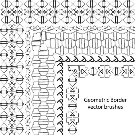 Decorative Vector Pattern Brushes 27959311 Vector Art At Vecteezy