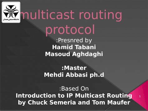 Pptx Multicast Routing Protocol Dokumentips