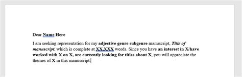 How To Write A Great Query Letter