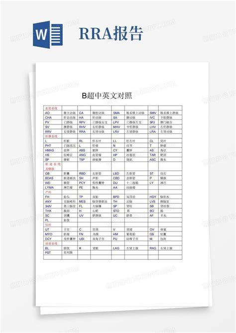 B超中英文对照word模板下载 编号ldezjpre 熊猫办公