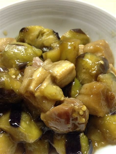 茄子と鶏モモ肉の炒め物おふがジューシー レシピ・作り方 By お0り0べ 楽天レシピ