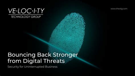 Cyberresilience Businesscontinuity Addvelocity Velocity Technology Group United Kingdom